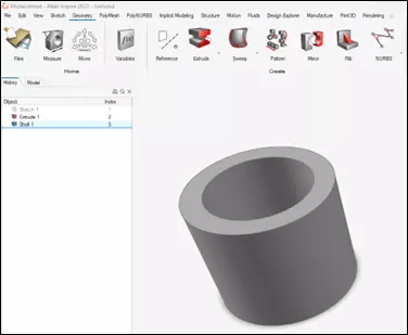 Ways to Create/Modify Geometry using Altair Inspire